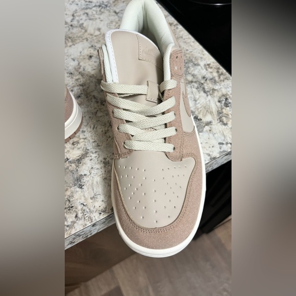 Nike | Shoes | Beige Suede Nike Dunks | Poshmark